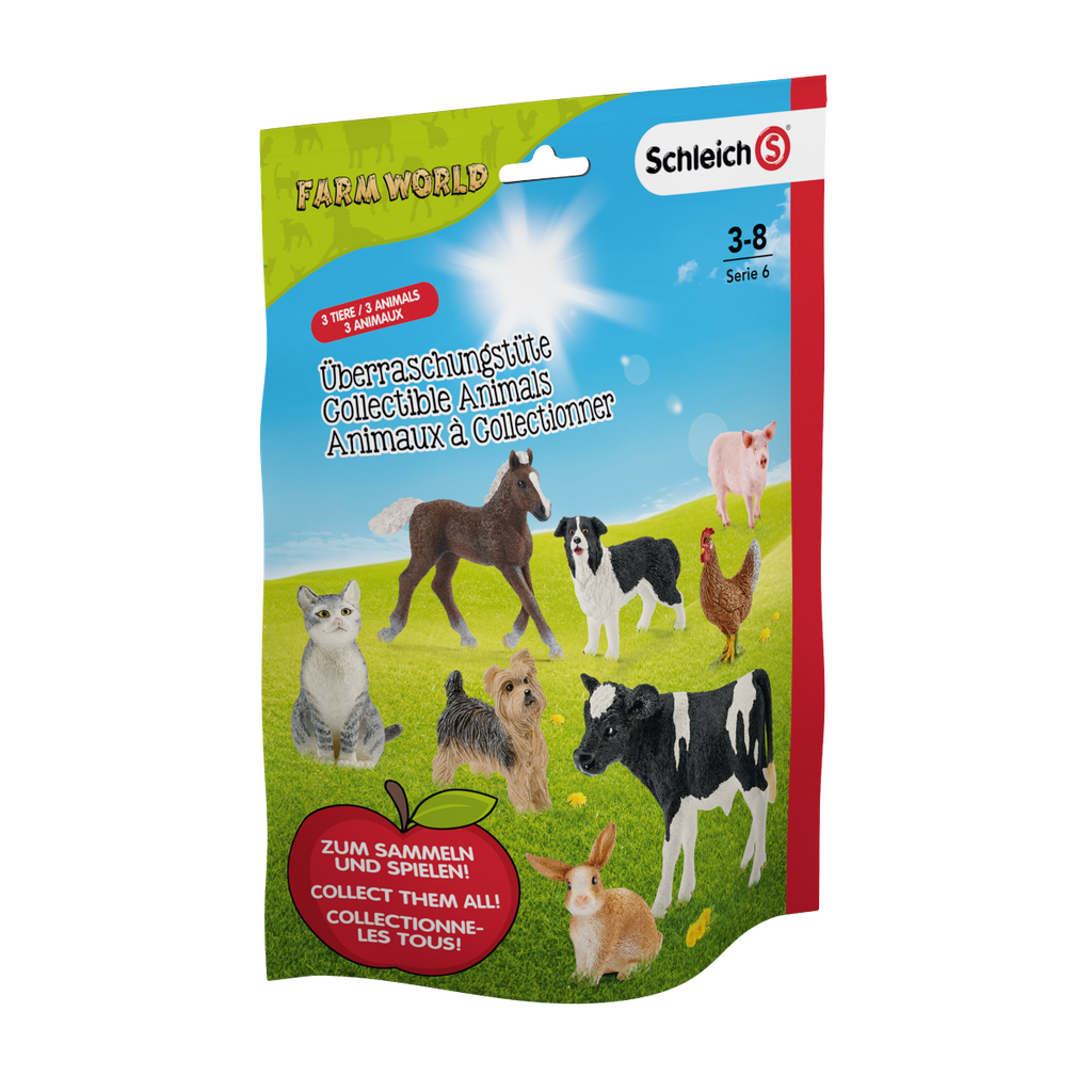 3 Piece Collectible FARM WORLD Blind Bag Series 6 77328 | Schleich USA Inc.