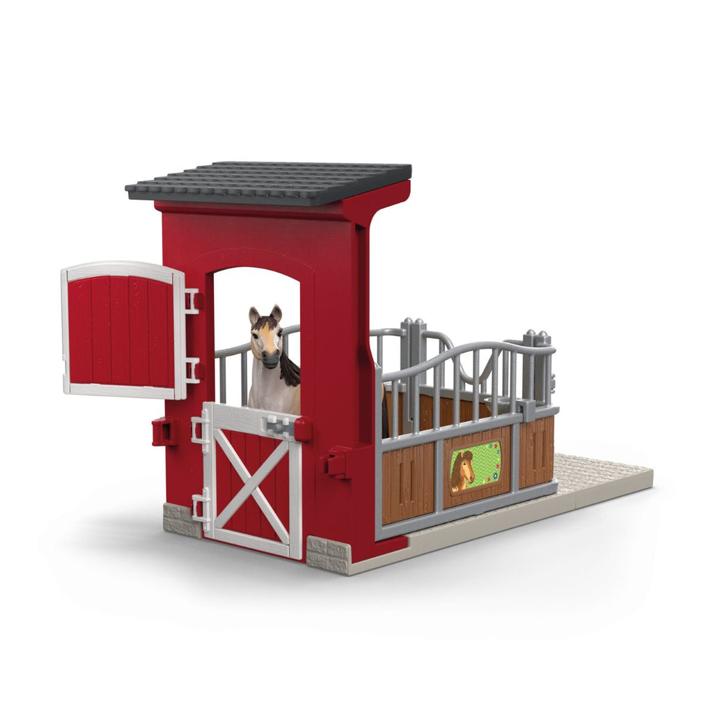 Ponybox with Mustang mare 42724 FARM WORLD | schleich