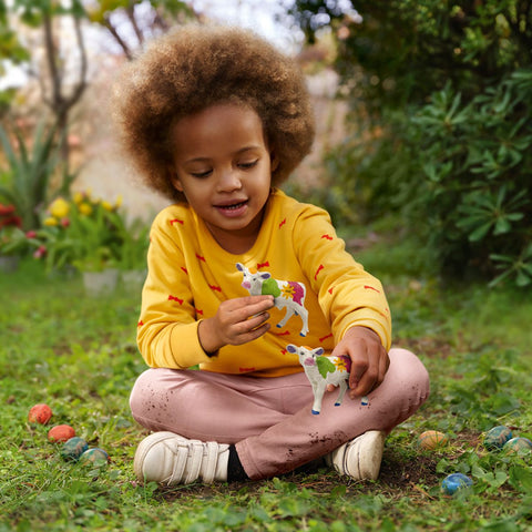 Limited-Edition Colorful spring calf 72207 FARM WORLD | schleich