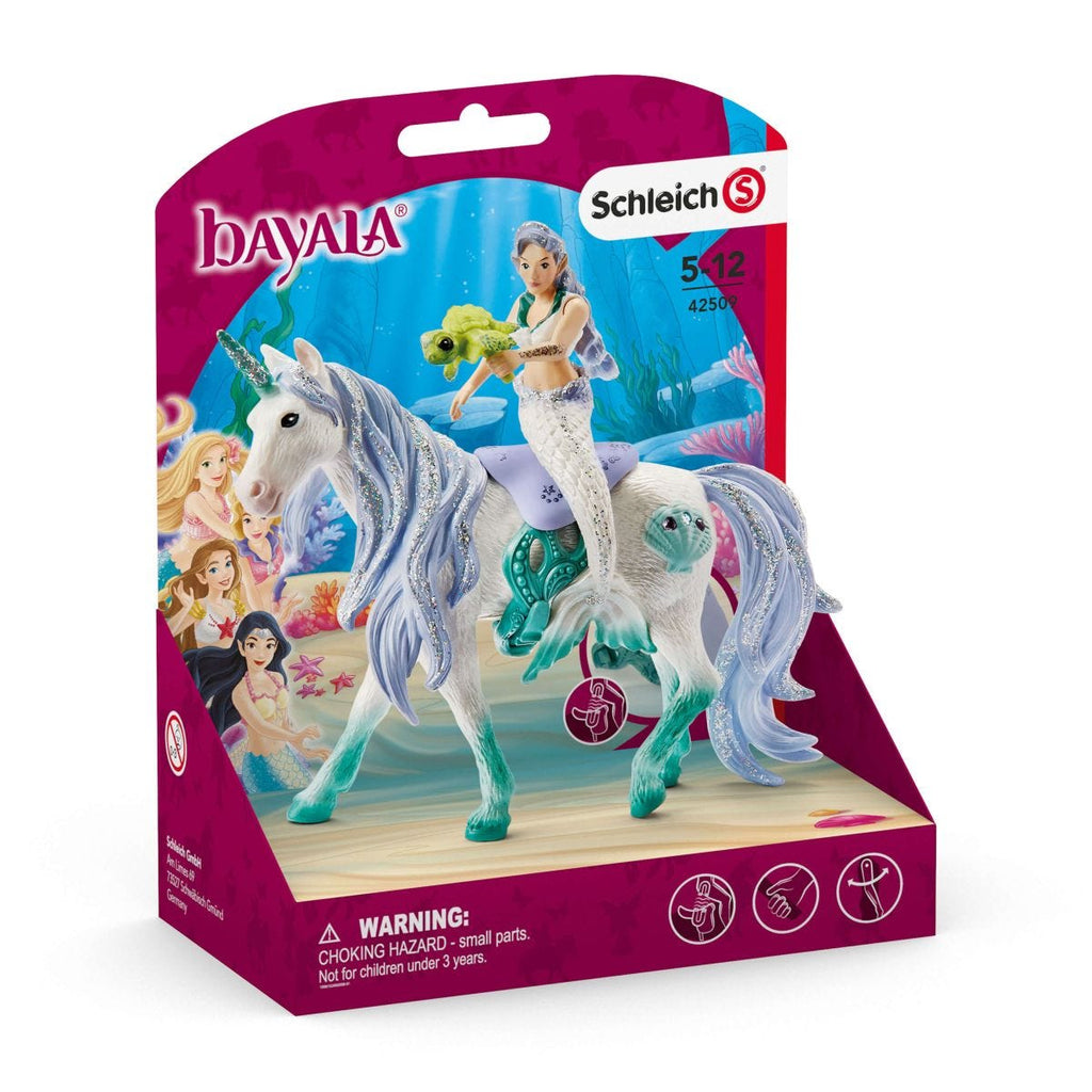 Mermaid riding on sea unicorn 42509 | Schleich USA Inc.